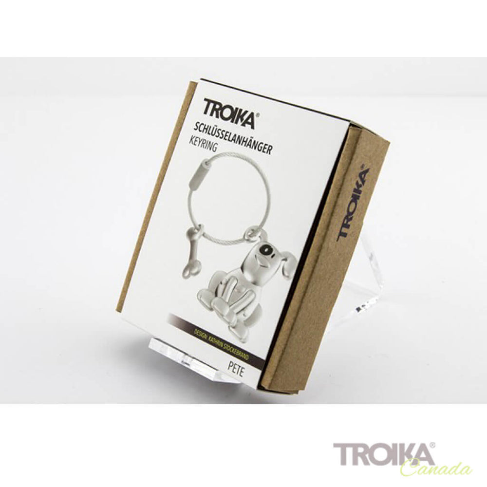 TROIKA Keychain "PETE" - silver - TroikaCanada